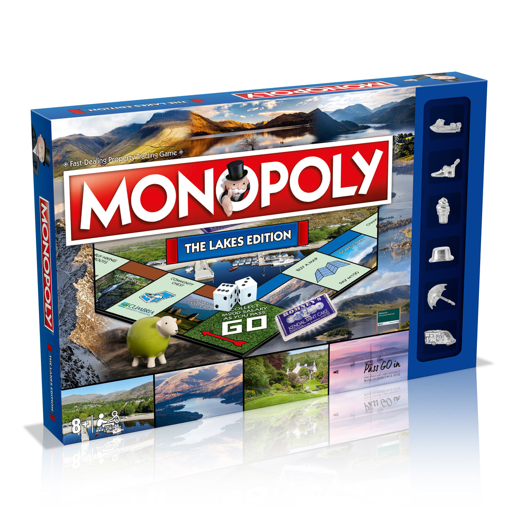 Romney’s feature in Lake District Edition of Monopoly – Kendal Mint Cake